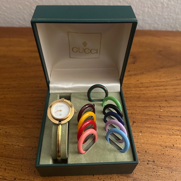 Gucci | Jewelry | Gucci Change Bezel Watch | Poshmark